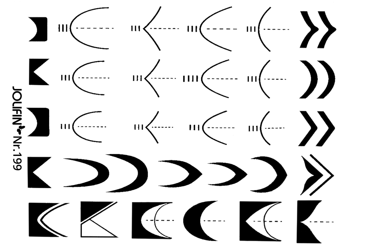 Jolifin Stamping stencil - No. 199 | 28971