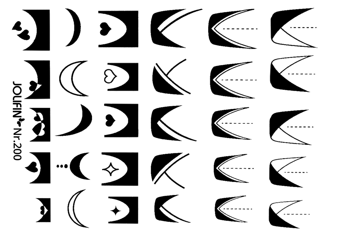 Jolifin Stamping stencil - No. 200 | 28972