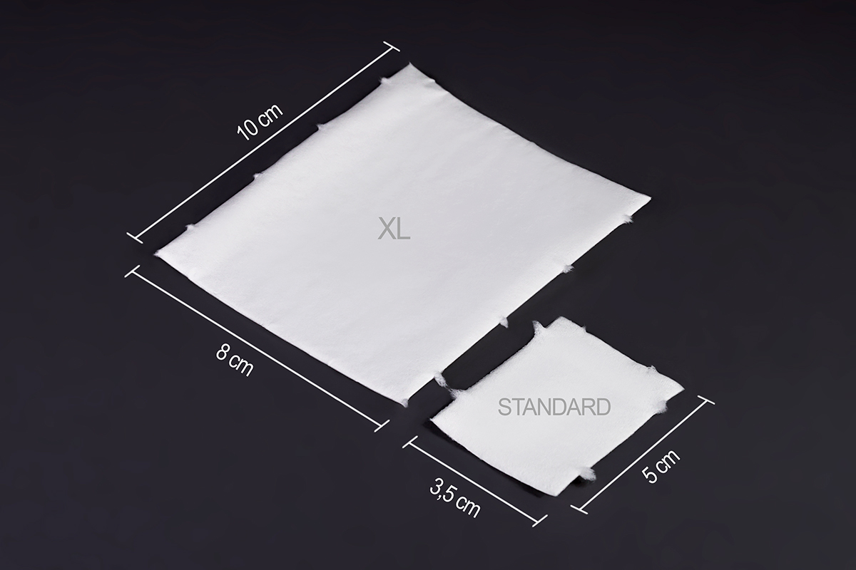 Jolifin 125 cellulose swabs XL - Premium lint-free | 33756