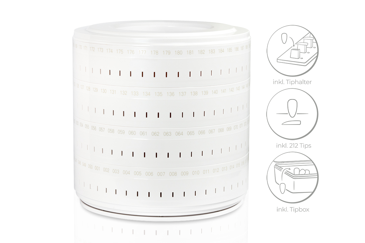 Jolifin XL colour presentation display - incl. tip holder & tips | 32850