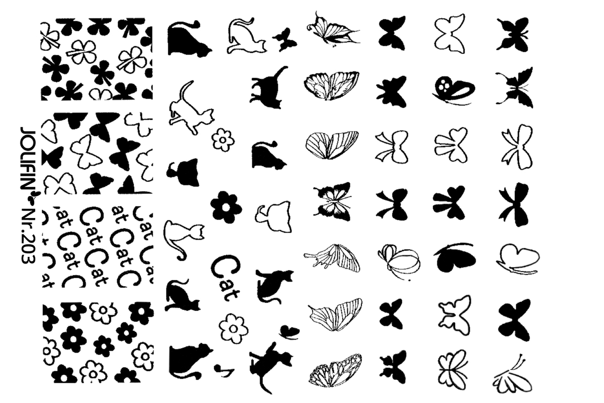 Jolifin Stamping stencil - No. 203 | 28975