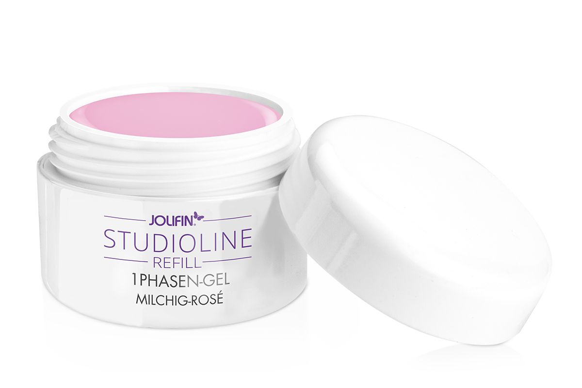Jolifin Studioline Refill - 1-phase gel milky-pink 15ml | 15ml | 16081T