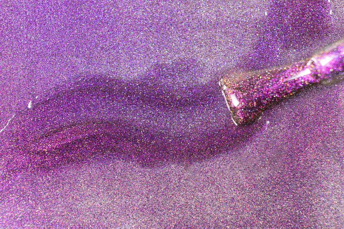 Jolifin LAVENI Shellac - Cat-Eye 9D FlashOn oriental purple 10ml | 26688T