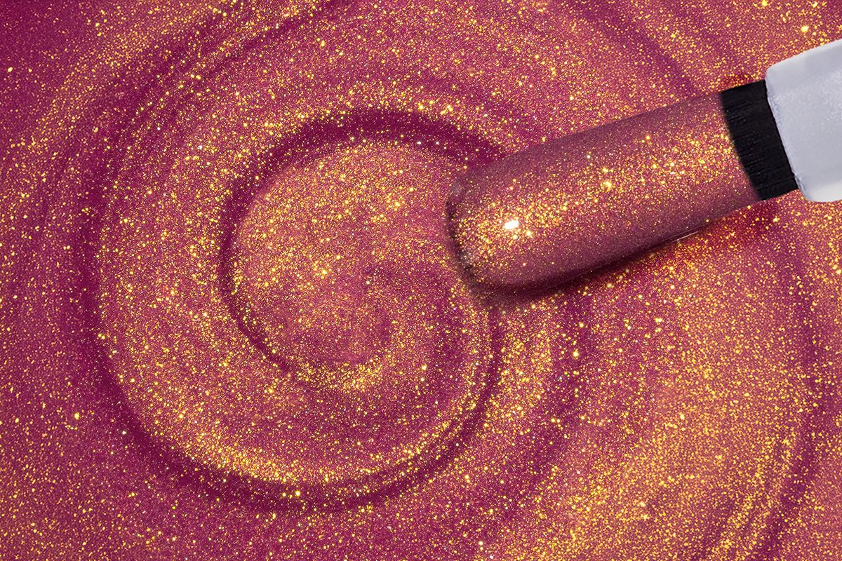 Jolifin LAVENI Shellac - Cat-Eye autumn red 10ml | 19285T