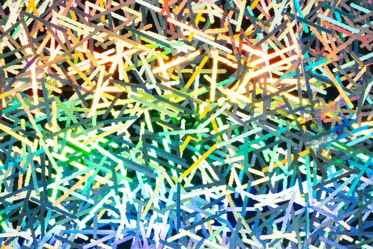 Jolifin Transfer Nail Foil XL - silver hologram trouble | 23560