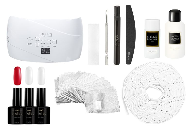 Jolifin LAVENI Shellac Starter-Set - S - Basic Gerät | 27225