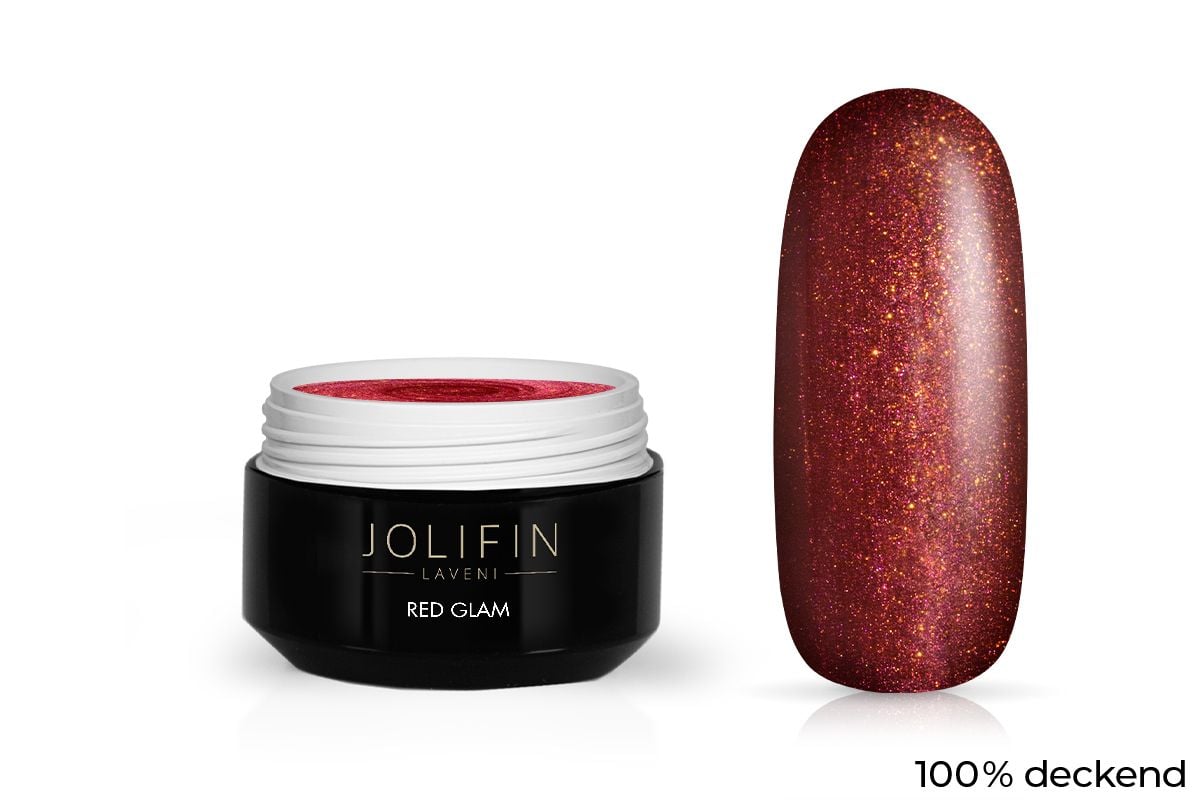 Jolifin LAVENI colour gel - red glam 5ml | 15411AFT